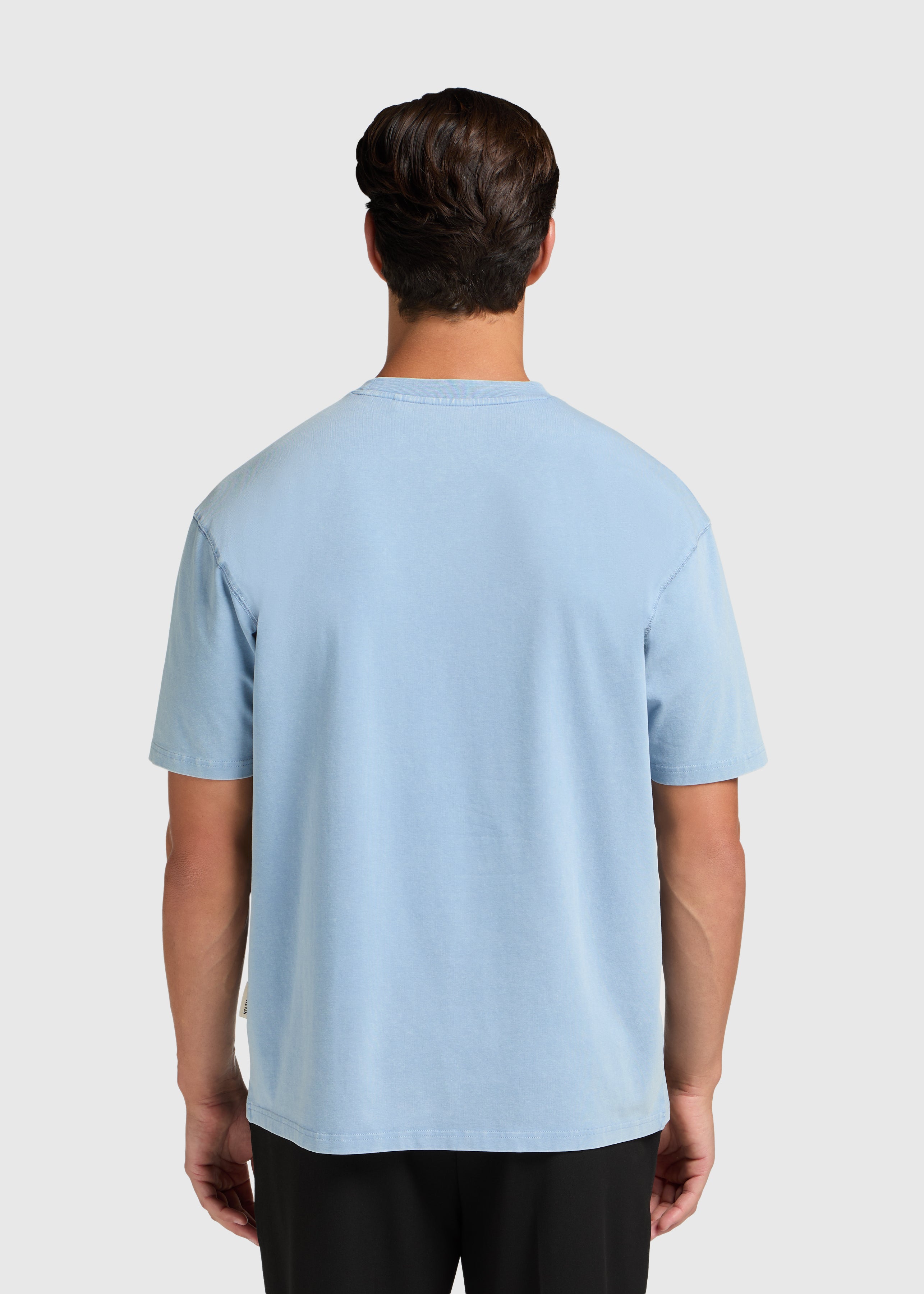 Clean Basic Tee - Washed Light Blue – Hang Eleven
